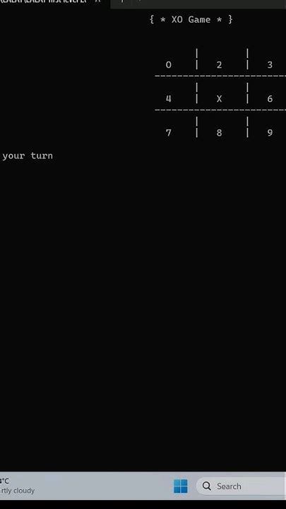 x and o game by c programming coding cprogramming timeforeverything