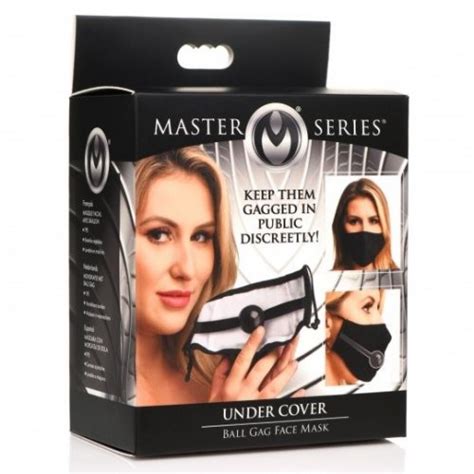 Master Series Under Cover Ball Gag Face Mask Sex Toys At Adult Empire