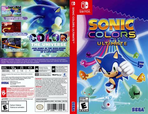 Sonic Colors Ultimate Cover Art Woi Solutions Llc