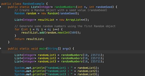 Programming For Beginners Controlling Randomness In Java Exploring