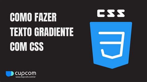 Como Fazer Texto Gradiente Com Css Youtube