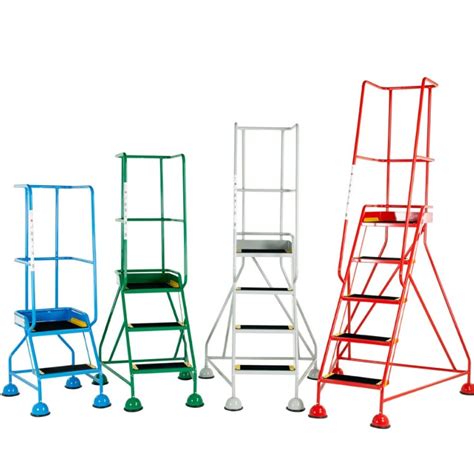 Portable Steps And Platform Used Mobile Safety Steps 3 Treads