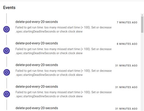 Schedule Just Stopped Working With Following Error Issue
