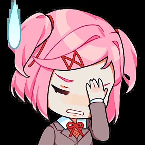 Telegram Sticker 😥 From Ddlc Team Salvato Pack