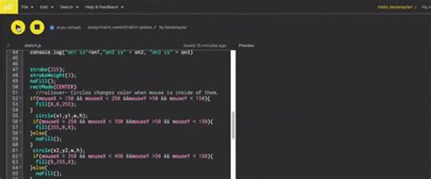 Working On Rule Based Animation In Pairs Week Beste Saylar