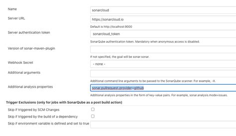 Cannot Set Sonarpullrequestprovider To Github Sonarqube Cloud Sonar Community