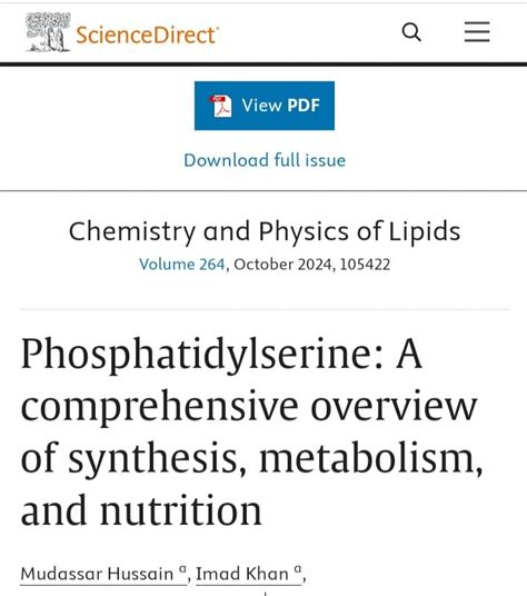 Mudassar Hussain 穆迪） On Linkedin Im Pleased To Share That Our Recent Review Article Related To…