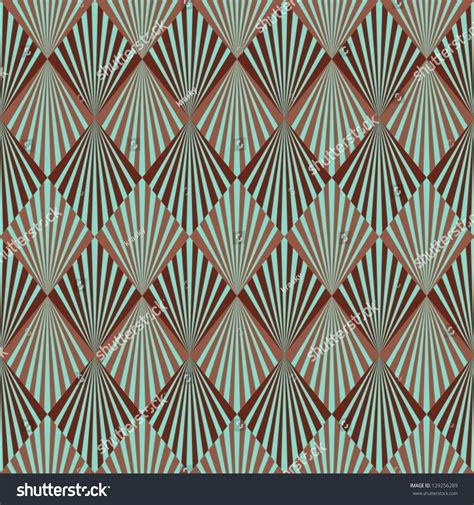Art Deco Style Seamless Pattern Texture Stock Vector Royalty Free