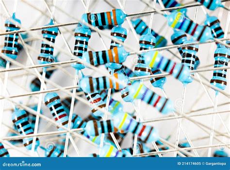 Resistor Electronic Schematic Symbol Isolated On A White Background