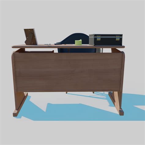 3d Drawing Workplace Turbosquid 1961029
