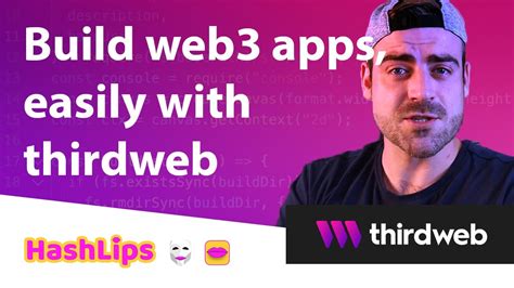 Build Web3 Apps Easily With Thirdweb Youtube