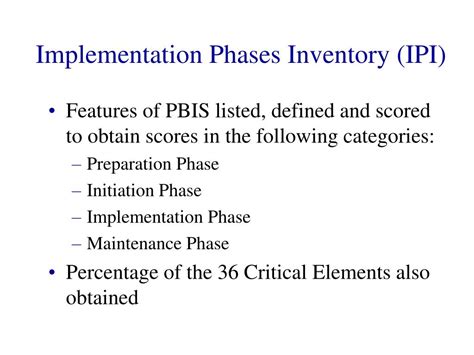 PPT Building On Success Developing A Model For System Wide Implementation Of PBIS PowerPoint