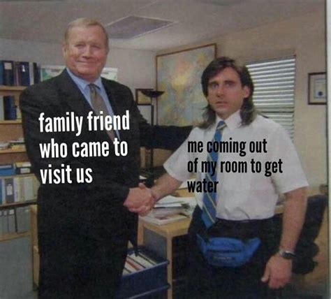 Young Michael Scott Shaking Ed Trucks Hand Know Your Meme