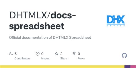 Github Dhtmlxdocs Spreadsheet Official Documentation Of Dhtmlx