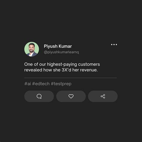 Piyush Kumar On Linkedin I Spoke With One Of Our Highest Paying Customer Yesterday Heres How She