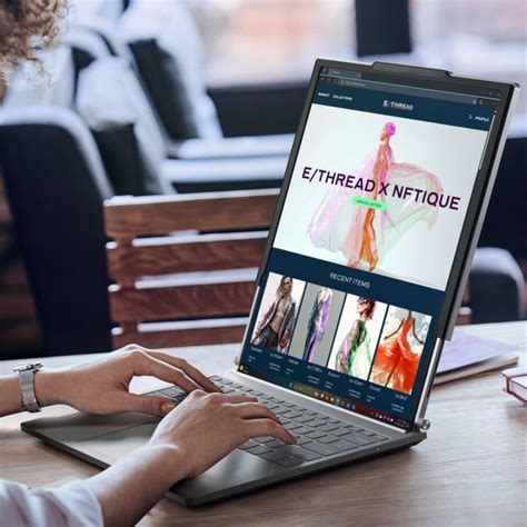 Lenovo Reveals Industry S First Laptop With Transparent Display