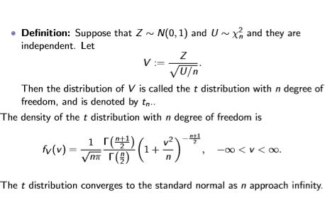 Solved Find The Density Function Of The T Distribution By Chegg Com