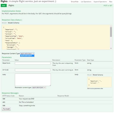 Json How Can I Get Servicestacks Swagger Implementation To Use Xml Content Type Stack Overflow