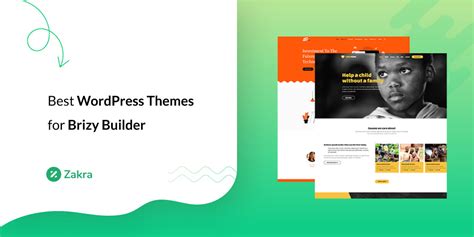 25 Best Wordpress Themes And Templates For Brizy Builder Zakra Blog