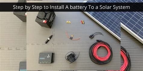 How To Adding A Battery To A Solar System Tycorun Energy
