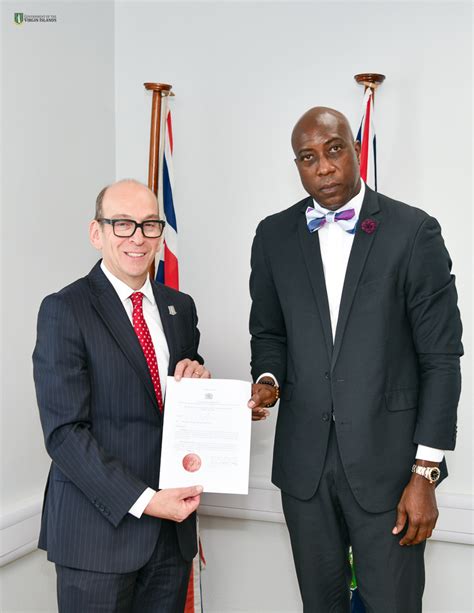 Governor Daniel Pruce Has Appointed Honourable Myron V Walwyn As