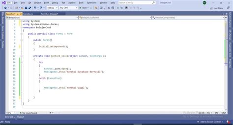 Koneksi Database Mysql Menggunakan Bahasa Pemrograman C Net Semarsoft