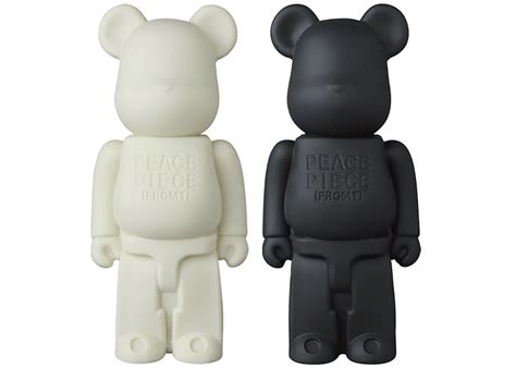 Bearbrick X Fragment Squeeze 200 Set Of 2 Off Whiteblack Us