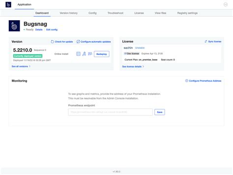 Bugsnag Docs › On Premise › High Availability › Standard Upgrade