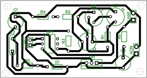 Solid State Relay Circuit Using Triacs And Zero Crossing Switching