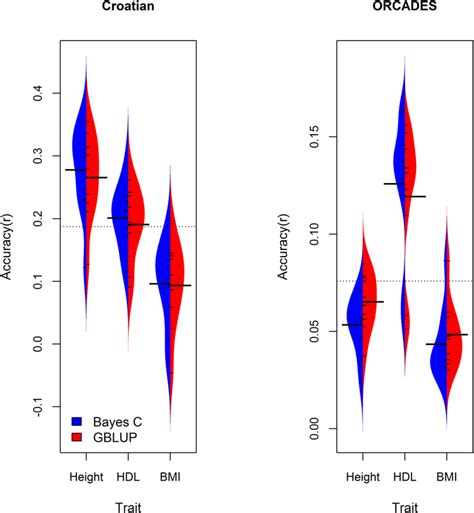 Distribution Of Prediction Accuracy Correlation Between Predicted And