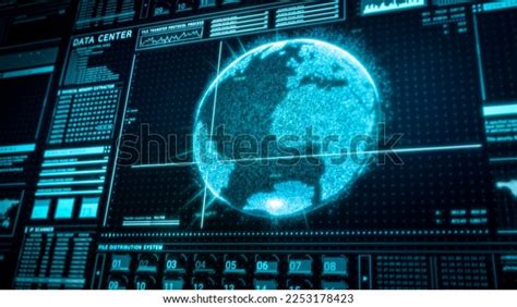 Futuristic Digital Cyber Security Data Center Stock Illustration 2253178423 Shutterstock