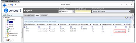 Faq Large Batch Processing Avionte Classic