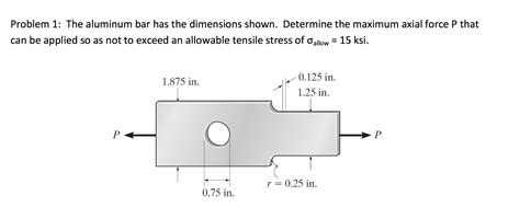 Determine The Maximum Axial Force P That Can Be Chegg Com