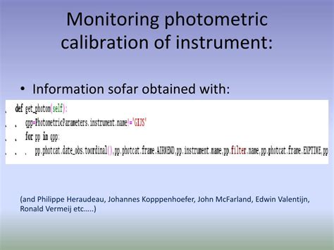 Ppt Photometric Calibration In Astro Wise Powerpoint Presentation