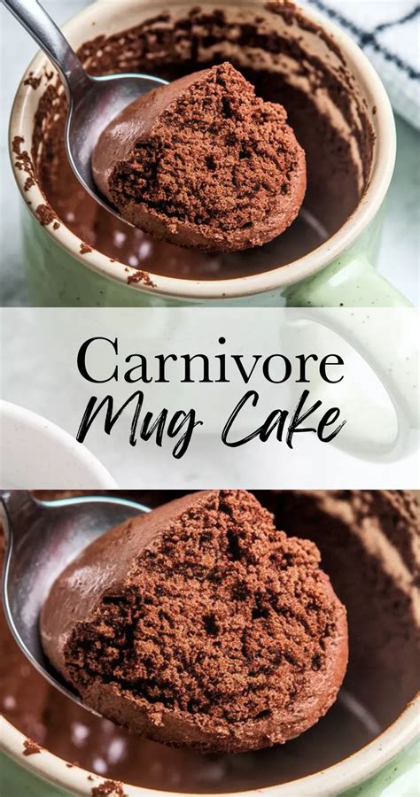 Carnivore Mug Cake Recipe Carnivore Chocolate Instant Pudding