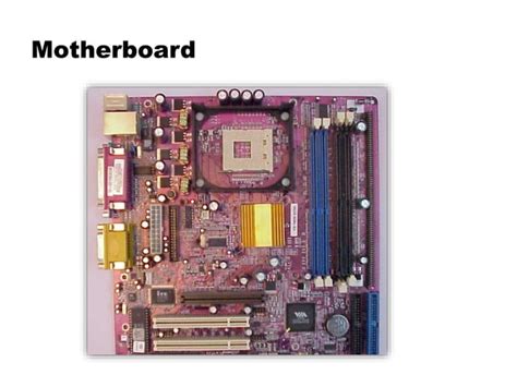 Computer System Hardware Components Pptx