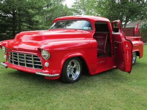 1956 Chevrolet Pick Up Custom Chopped Big Block Hot Rod Street Rod