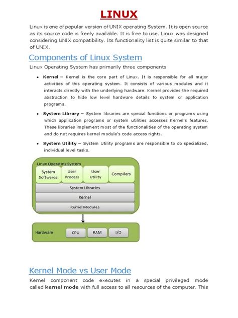 introduction of linux unix windows download free pdf kernel