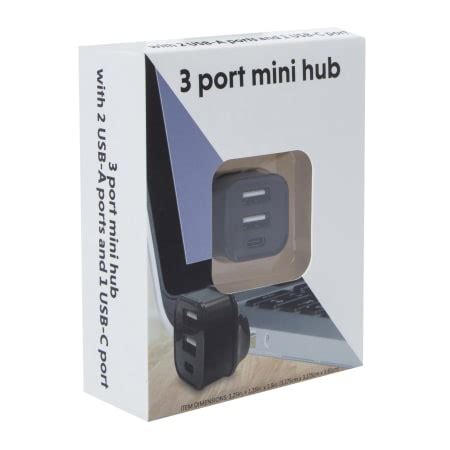 Port USB A USB C Mini Hub Five Below