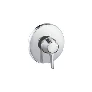 Hansgrohe Ecostat S Single Handle Shower Trim Kit In Chrome Valve Not