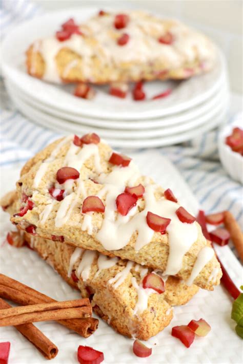 Rhubarb Scones Recipe Kitchen Divas