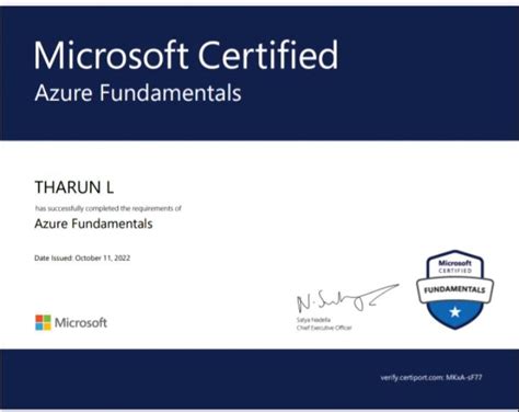 Microsoft Microsoftazure Azure Tharun L