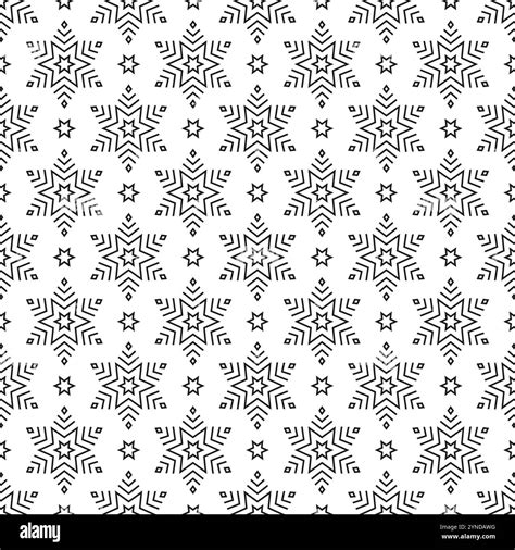 Snowflake Seamless Pattern Repeating Snowflakes Patterns Winter Design For Prints Repeated