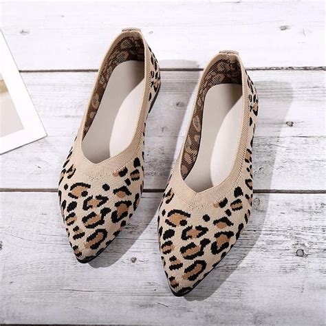 Елегантни плетени балетни обувки с пръстени зъби Мрежести мокасини с остри пръсти Дамски