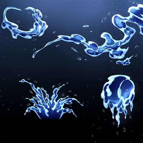 Artstation Anime Vfx Water Flow