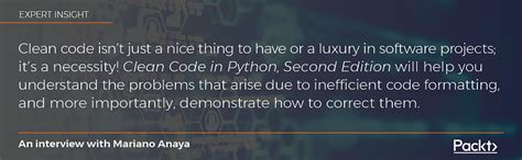 Clean Code In Python Develop Maintainable And Efficient Code Nd Edition Anaya Mariano