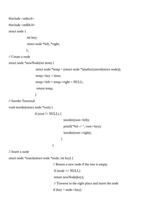 Bst Program Pdf Algorithms Software Engineering