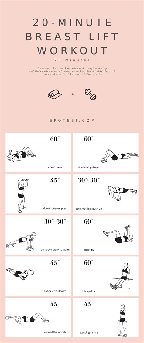 20 Minute Breast Lift Workout