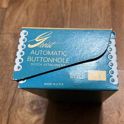 Office Vintage Greist Automatic Buttonhole Stitch Attachment Poshmark