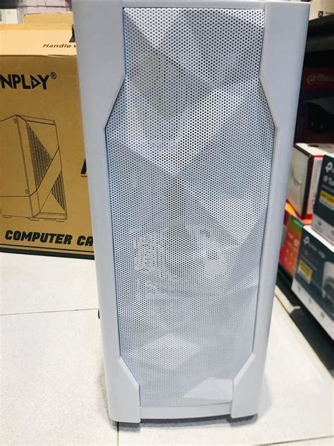 Inplay Meteor 03 Atx Microatx Mini Itx Tempered Glass Pc Case White On Carousell